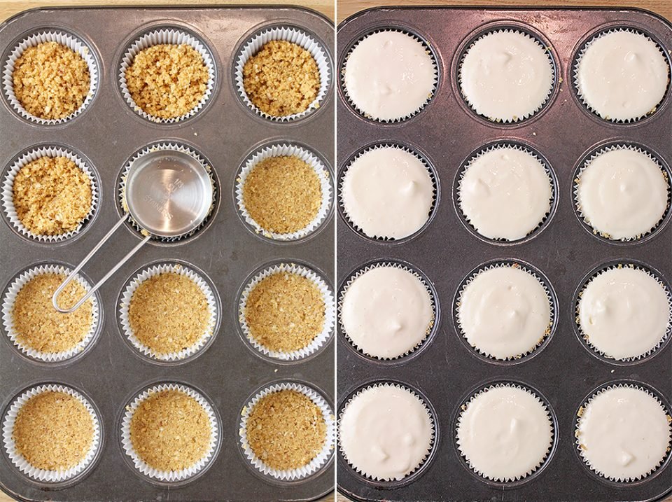 Mini Cherry Almond Cheesecakes - Sweet Spicy Kitchen